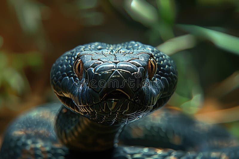 Snake Muzzle Close Up Macro Stock Image - Image of poison, viper: 347021375