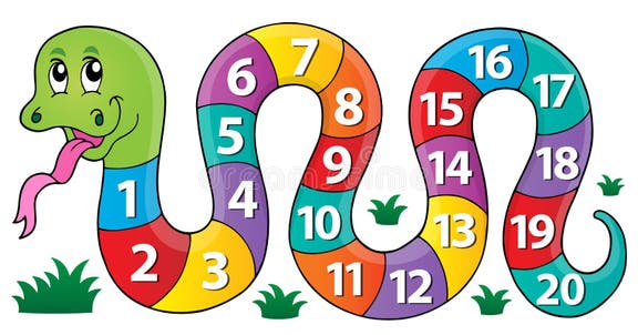 Snake with Numbers Theme Image 1 Stock Vector - Illustration of colours ...