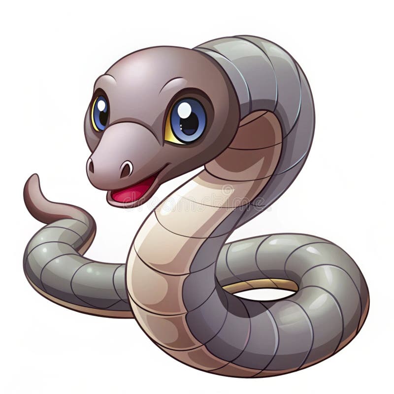 Colorful Picture of a Snake Stock Illustration - Illustration of ...