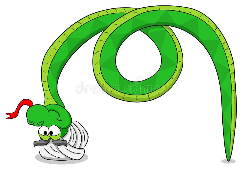 Snake practicing yoga stock vector. Illustration of lifestyle - 41443646