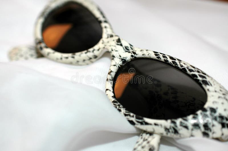 Snake Print Glasses stock photo. Image of protection, print - 78208