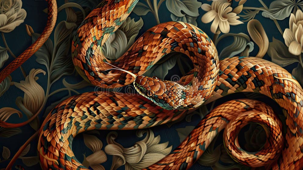 Snake Resting on Wall stock photo. Image of slithering - 358525598