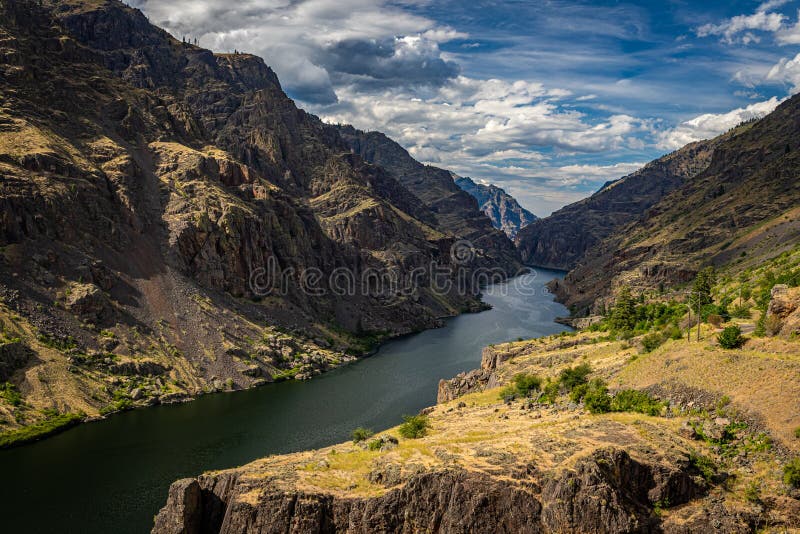 Snake River from Idaho stock image. Image of oregon - 164780719