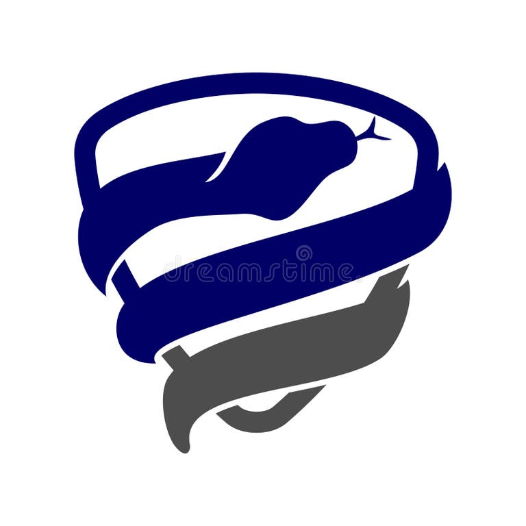 Snake Shield Logo Template Design Vector Illustration Isolated Stock ...