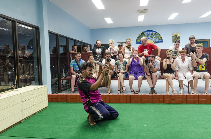 Snake show editorial stock image. Image of exhibition - 29901829