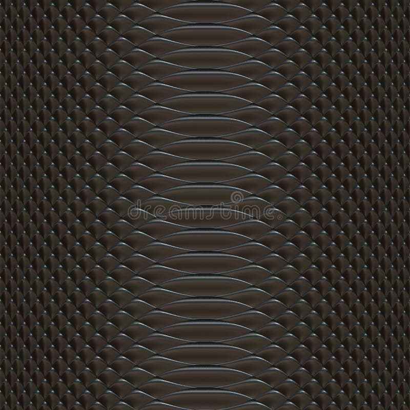 Snake Skin Generated Texture Stock Illustration - Illustration of brown ...