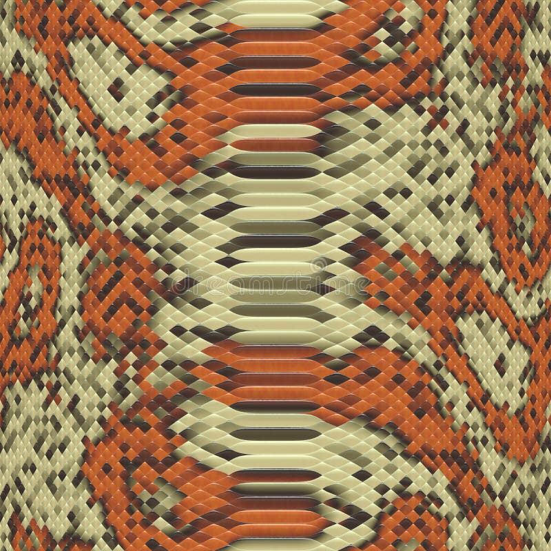 Snake Skin Texture Seamless Pattern. Black Magenta Orange Pink Purple ...