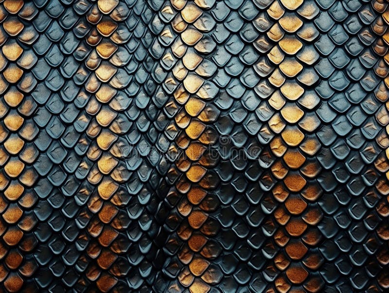 Snake Skin Pattern Background Stock Illustration - Illustration of ...