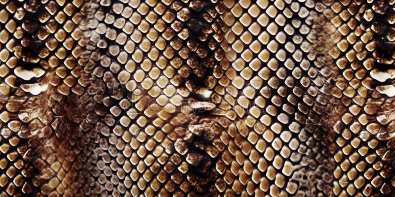 Snake Skin Pattern. Generative Ai Stock Illustration - Illustration of ...