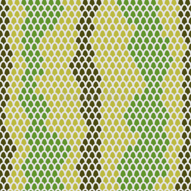 Snake Skin Seamless Pattern. Vector Background Leather Reptiles Stock ...
