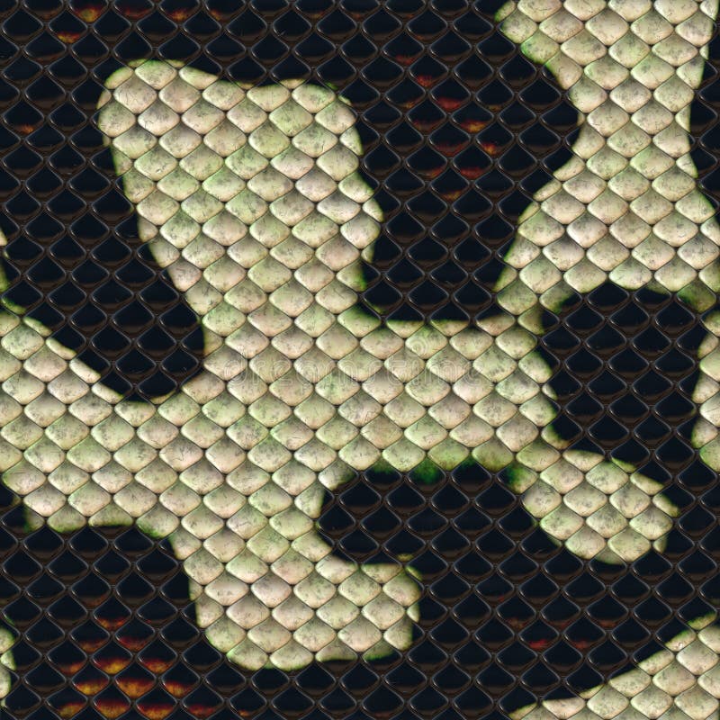 Snake Skin Seamless Texture Stock Illustration - Illustration of royal ...