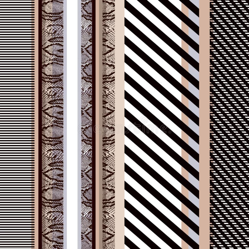 Snake Skin Texture with Diagonal Stripes. Geometric Pattern. Animal ...