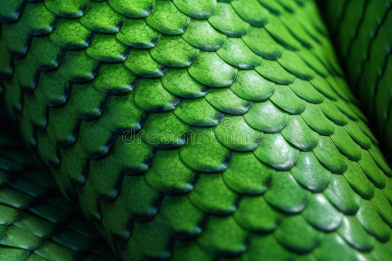 Snake Skin Texture. Green Snake Pattern Stock Image - Image of texture ...
