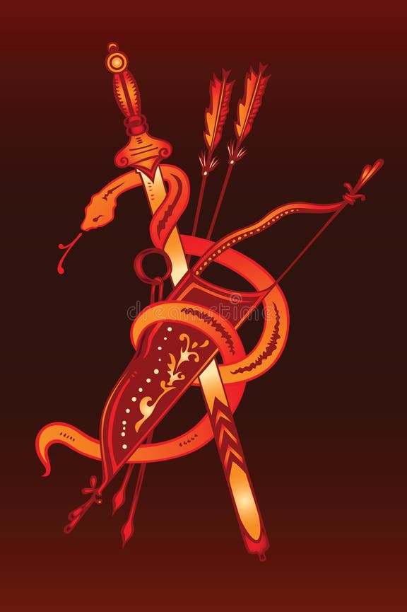 Indian Sword Illustration Stock Illustrations – 1,040 Indian Sword ...