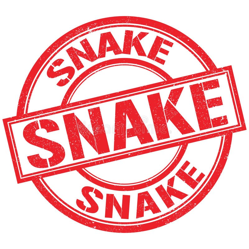 SNAKE Text Written on Red Stamp Sign Stock Illustration - Illustration ... SNAKE Text Written on Red Stamp Sign Stock Illustration - Illustration ...
