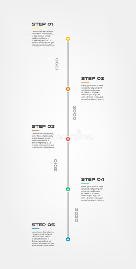 Snake Timeline Steps Infographics - Can Illustrate a Strategy, Workflow ...