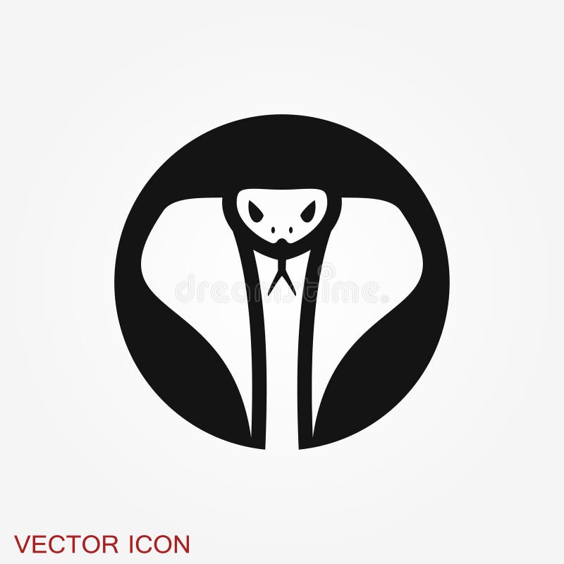 Snake Vector Icon, Animal Symbol Isolated on Background Stock ...