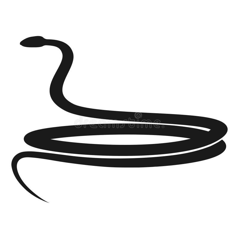 Snake vector icon stock illustration. Illustration of viper - 277944717