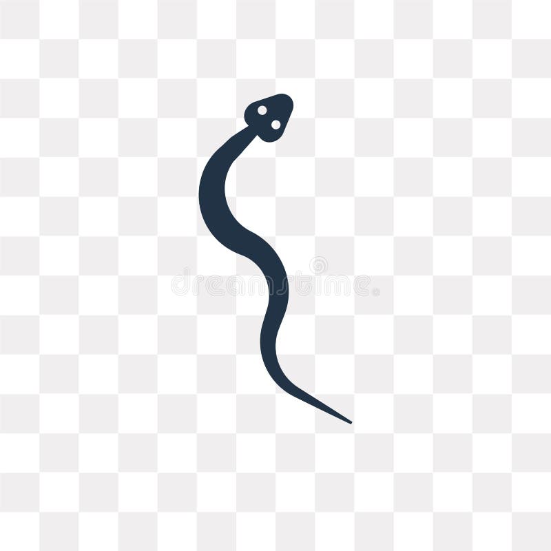 Snake Vector Icon Isolated on Transparent Background, Snake Tra Stock ...
