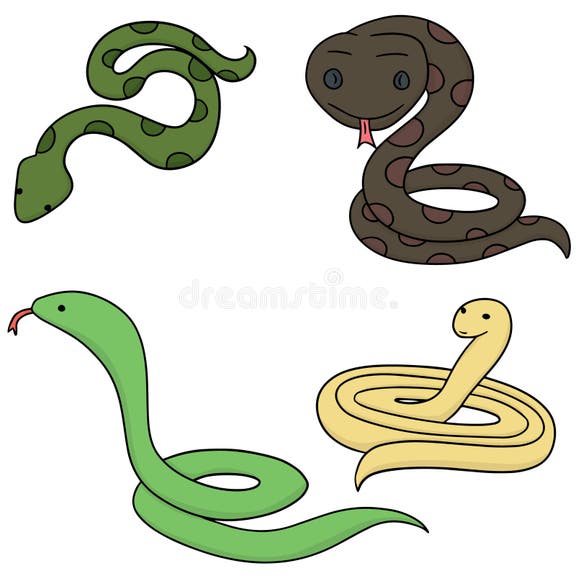 Long Snake Drawing Vector Stock Illustrations – 424 Long Snake Drawing ...