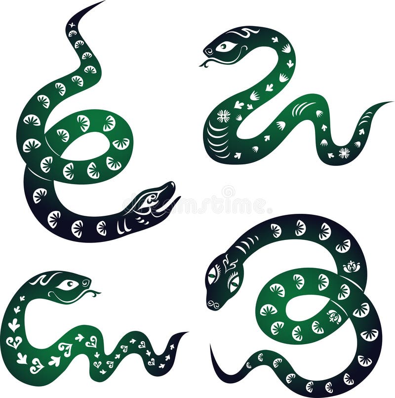 Snake year stock vector. Illustration of isolated, smile - 27060177