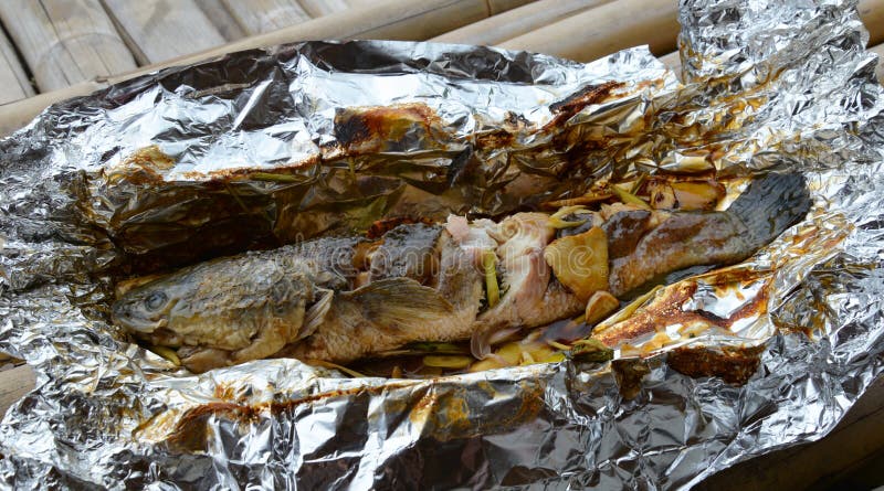 Snakehead fish cook stock image. Image of copyspace, delicious - 54700123