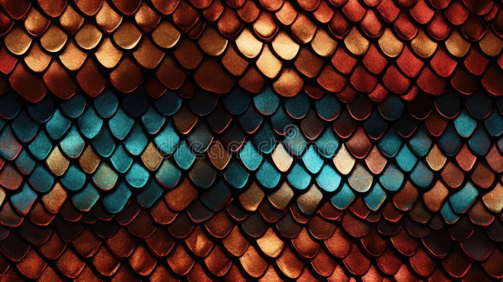 A Snakeskin Pattern Texture Background, Showcasing the Elegance and ...