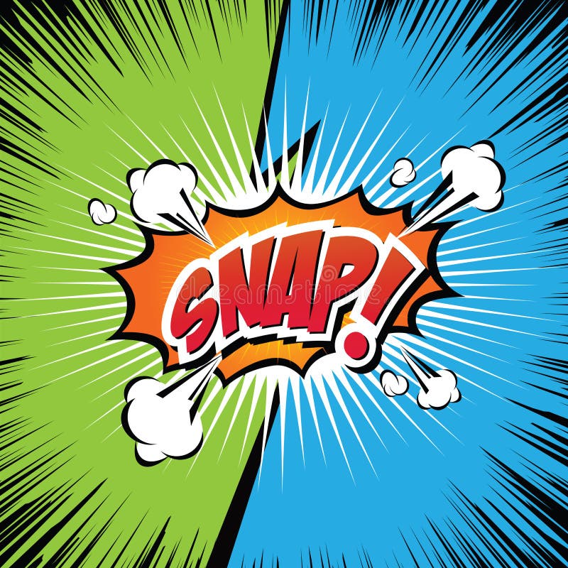 Snap! Comic Speech Bubble, Cartoon. Stock Illustration - Illustration ...
