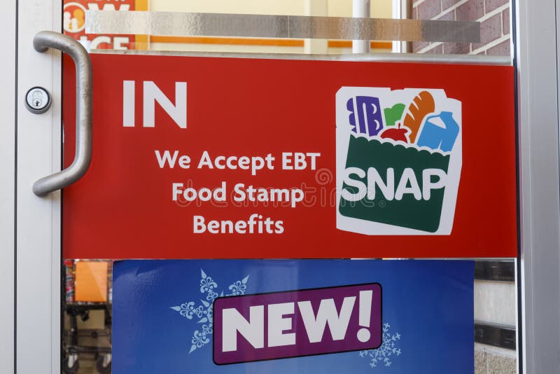 SNAP and EBT Accepted Here Sign VIII Editorial Stock Photo - Image of ...