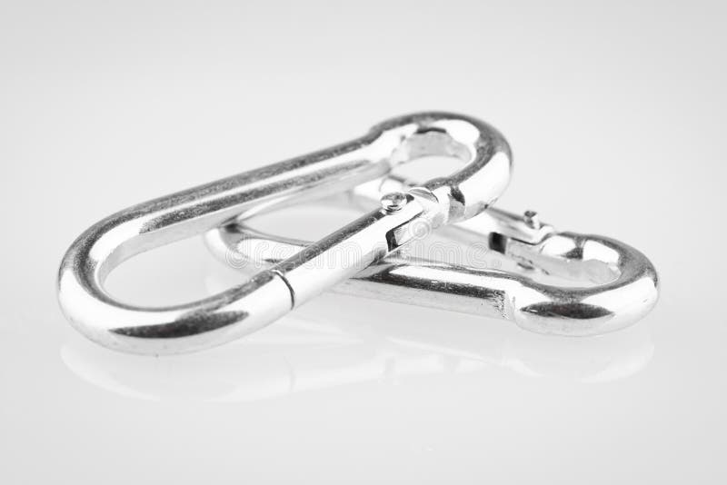 Snap Hooks, Isolated on White Stock Image - Image of green, design ...