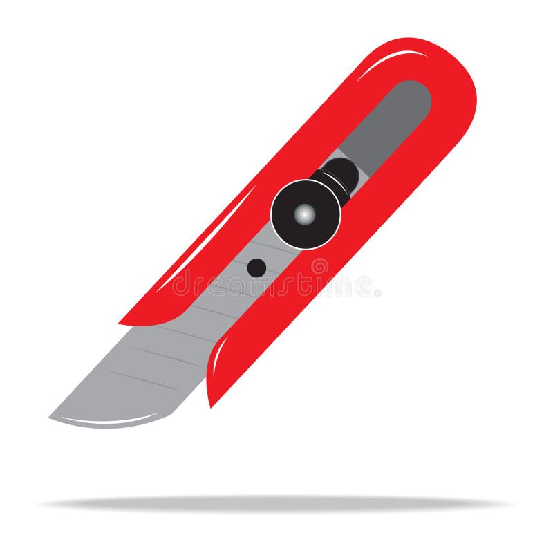 Snap Off Knife. Vector Illustration Decorative Design Stock Vector ...
