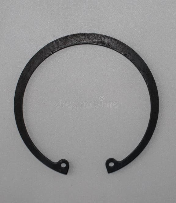 Snap ring inner DIN 472 stock photo. Image of standard - 184860656