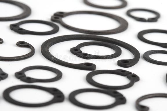 Snap-rings stock image. Image of fitment, machinery, mechanized - 3272295