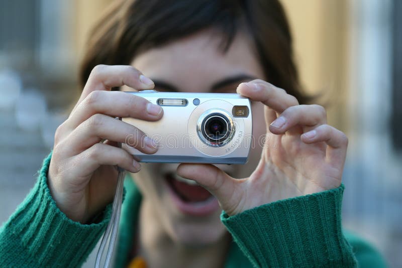 Snap shot stock image. Image of teen, face, snap, hobby - 2407409