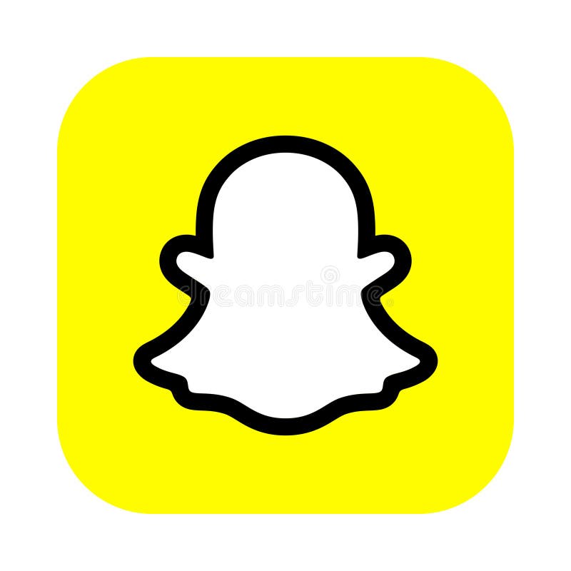 Snapchat Instant Messaging App Icon Editorial Photography ...