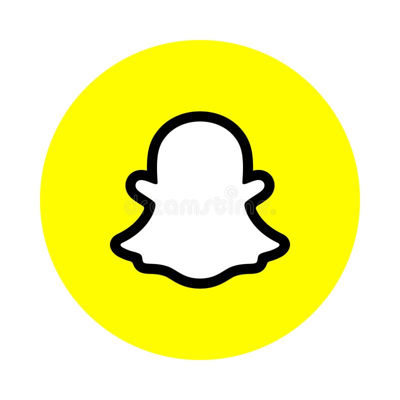 Snapchat Instant Messaging App Icon Editorial Stock Image ...