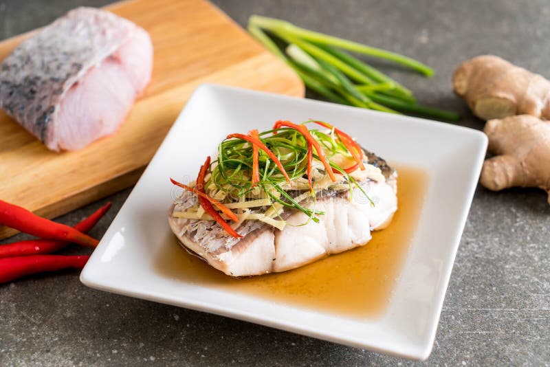 Snapper Fish Steamed with Soy Sauce Stock Image - Image of restaurant ...