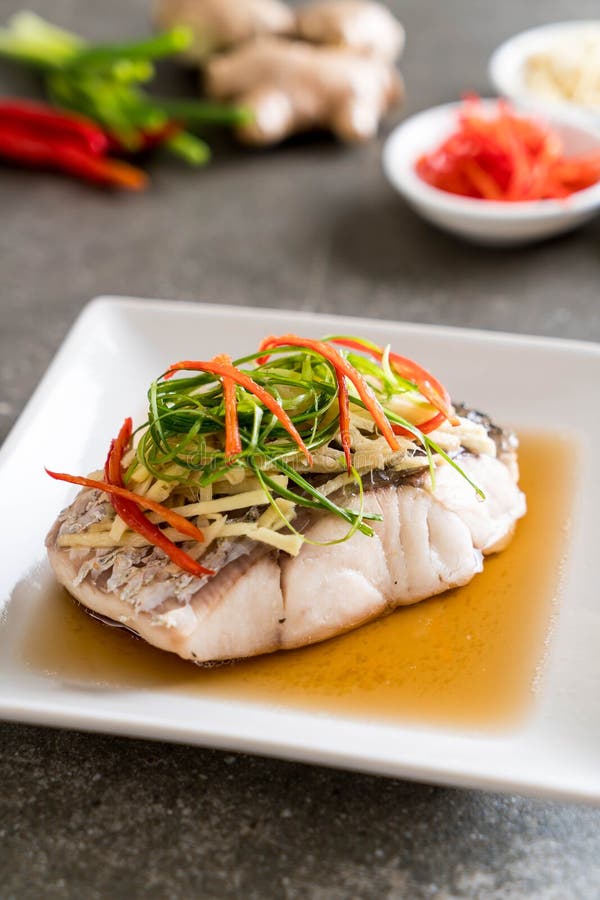 Snapper Fish Steamed with Soy Sauce Stock Image - Image of seafood ...