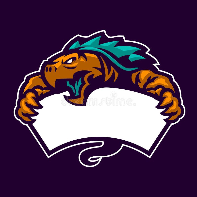 Snapping Turtle Sport and Esport Logo Style Stock Vector - Illustration ...