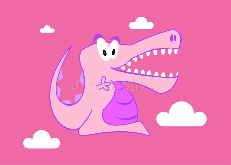 A Snappy Crocodile Illustration Stock Illustration - Illustration of ...