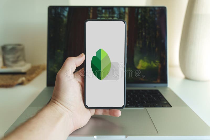 Snapseed Photo Editing Application Logo on Smartphone Screen in Front ...