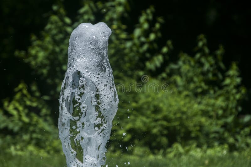 Snapshot of gushing water stock image. Image of bizarre - 120816557