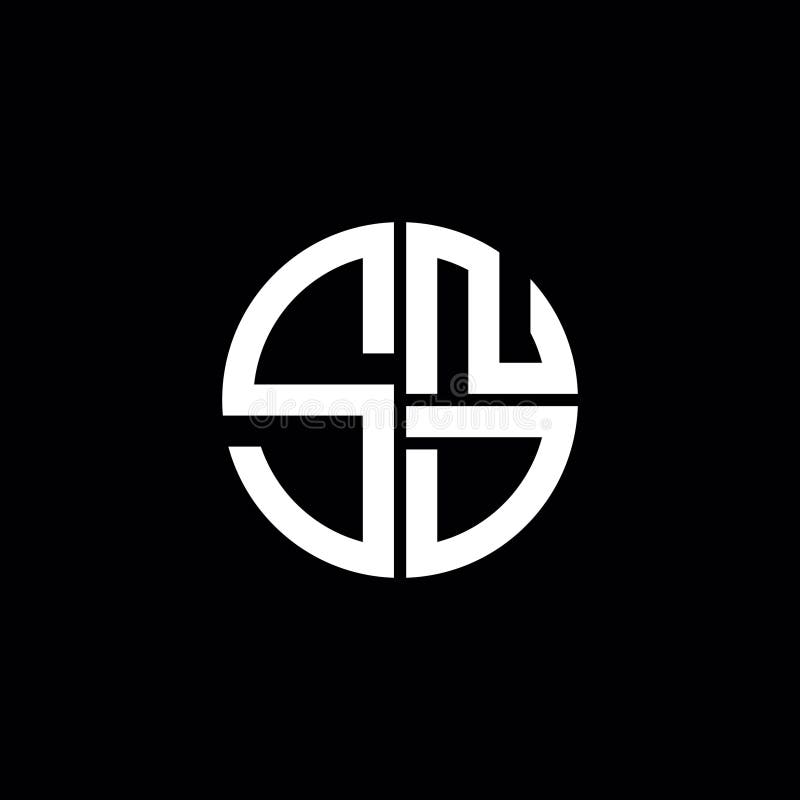 SND Logo SND Icon SND Monogram SND Letter Minimalist Circle Flat Unique ...