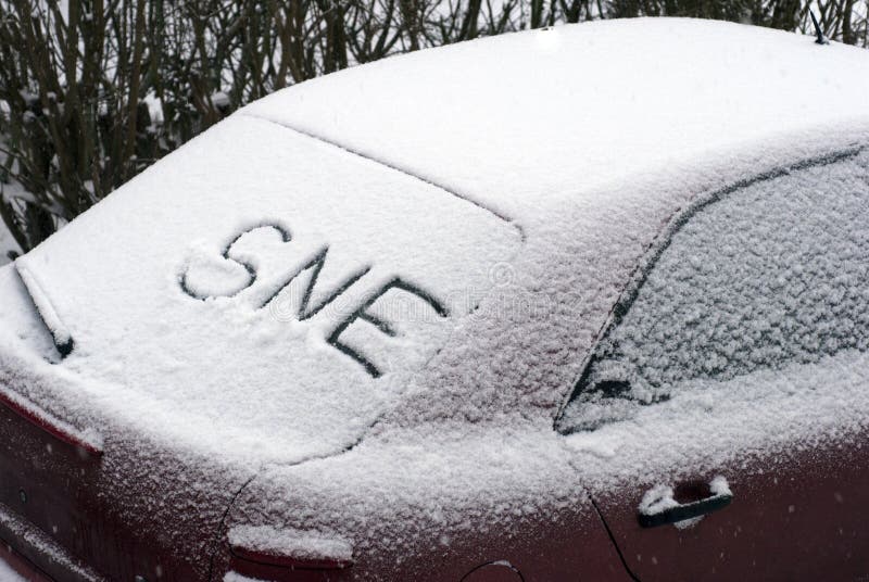 Sne on snow stock illustration. Illustration of windshield - 23163946