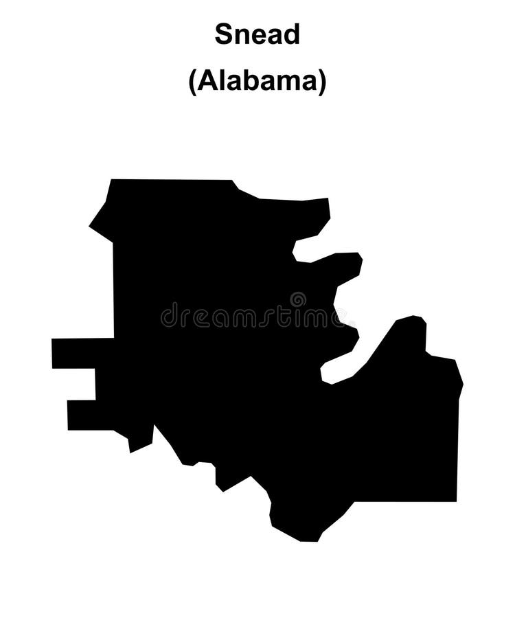 Snead Outline Map Stock Illustrations – 1 Snead Outline Map Stock ...