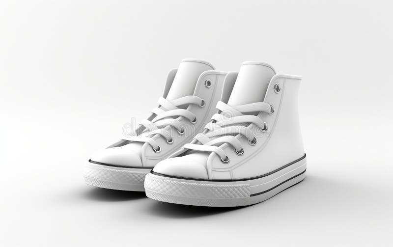 Sneaker Shoes for Girls on Transparent Background -Generative Ai Stock ...