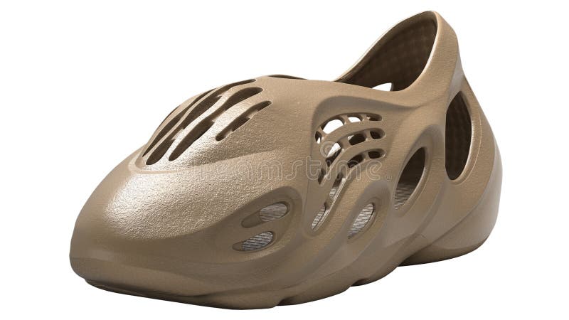 Sneakers Foam Runner stock illustration. Illustration of laces - 369681291