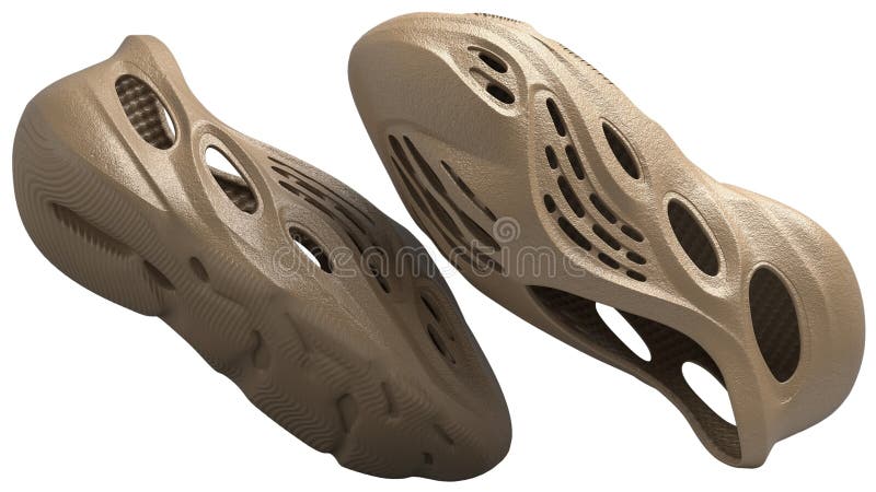 Sneakers Foam Runner stock illustration. Illustration of basketball ...