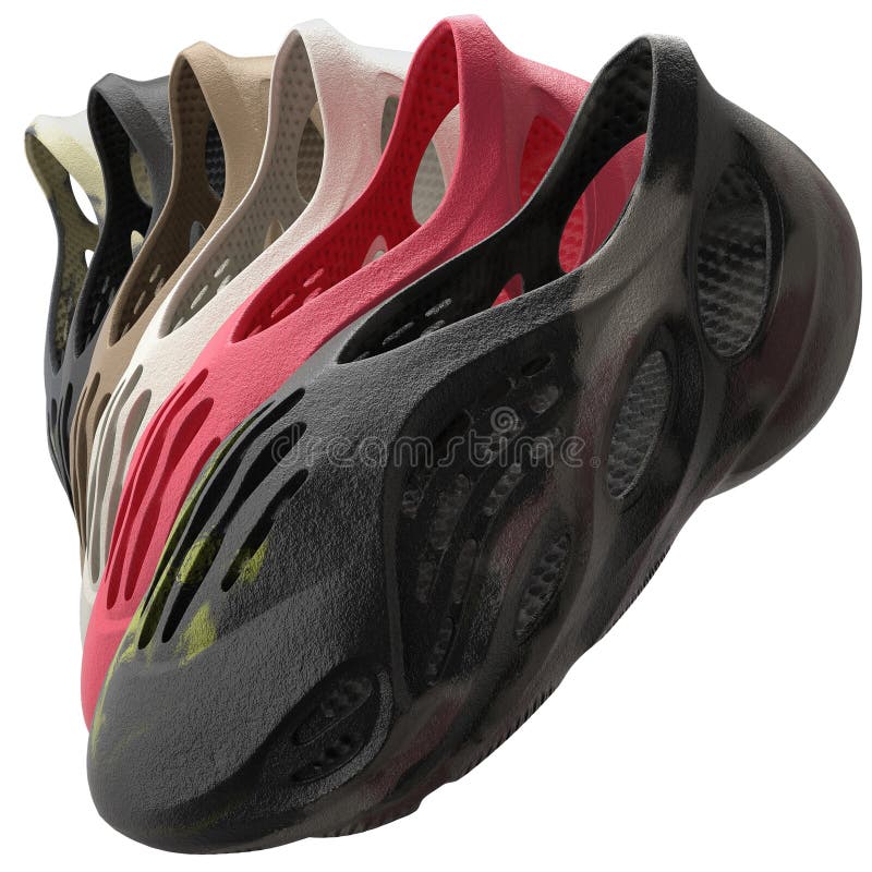 Sneakers Foam Runner stock illustration. Illustration of jordan - 369681330