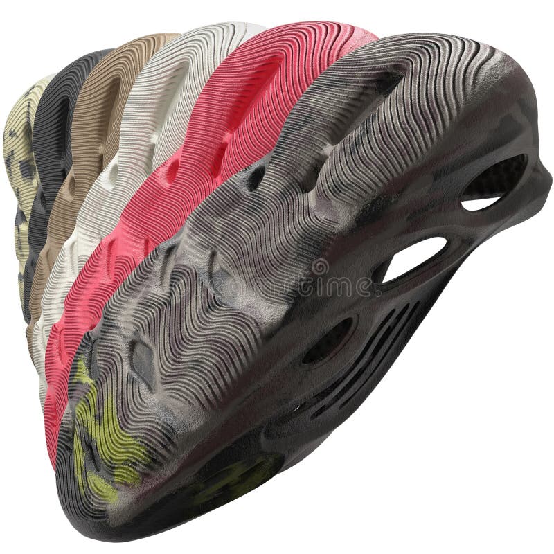 Sneakers Foam Runner stock illustration. Illustration of moving - 369681334